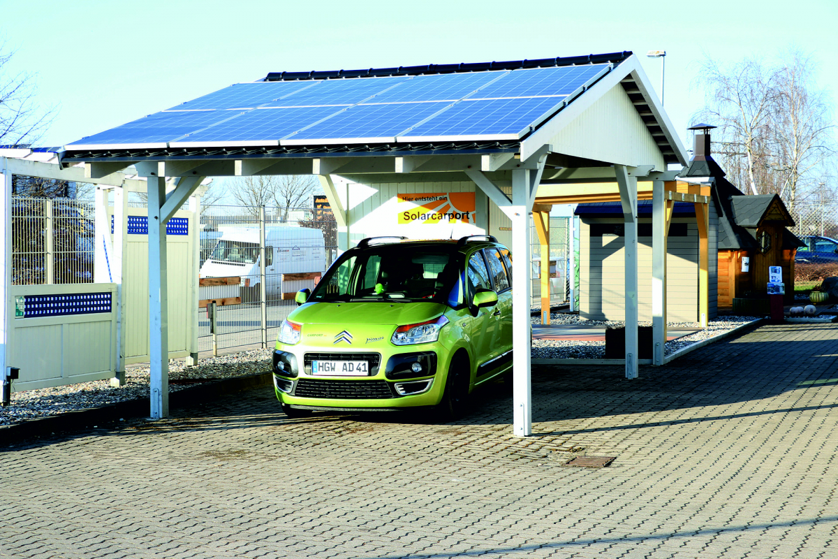 Solarcarport Referenzen
